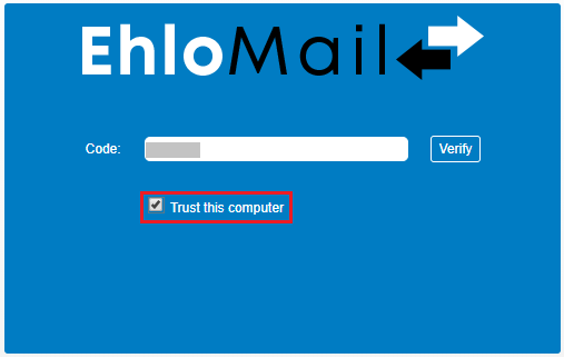 Manage Trusted Devices | EhloMail User Guide
